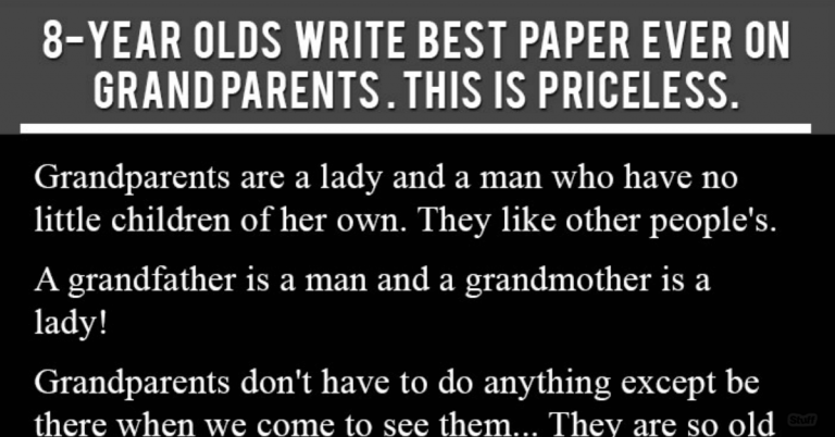 8 Year Olds Write Best Paper Ever On Grandparents 8-year-olds-write-best-paper-ever-on-grandparents